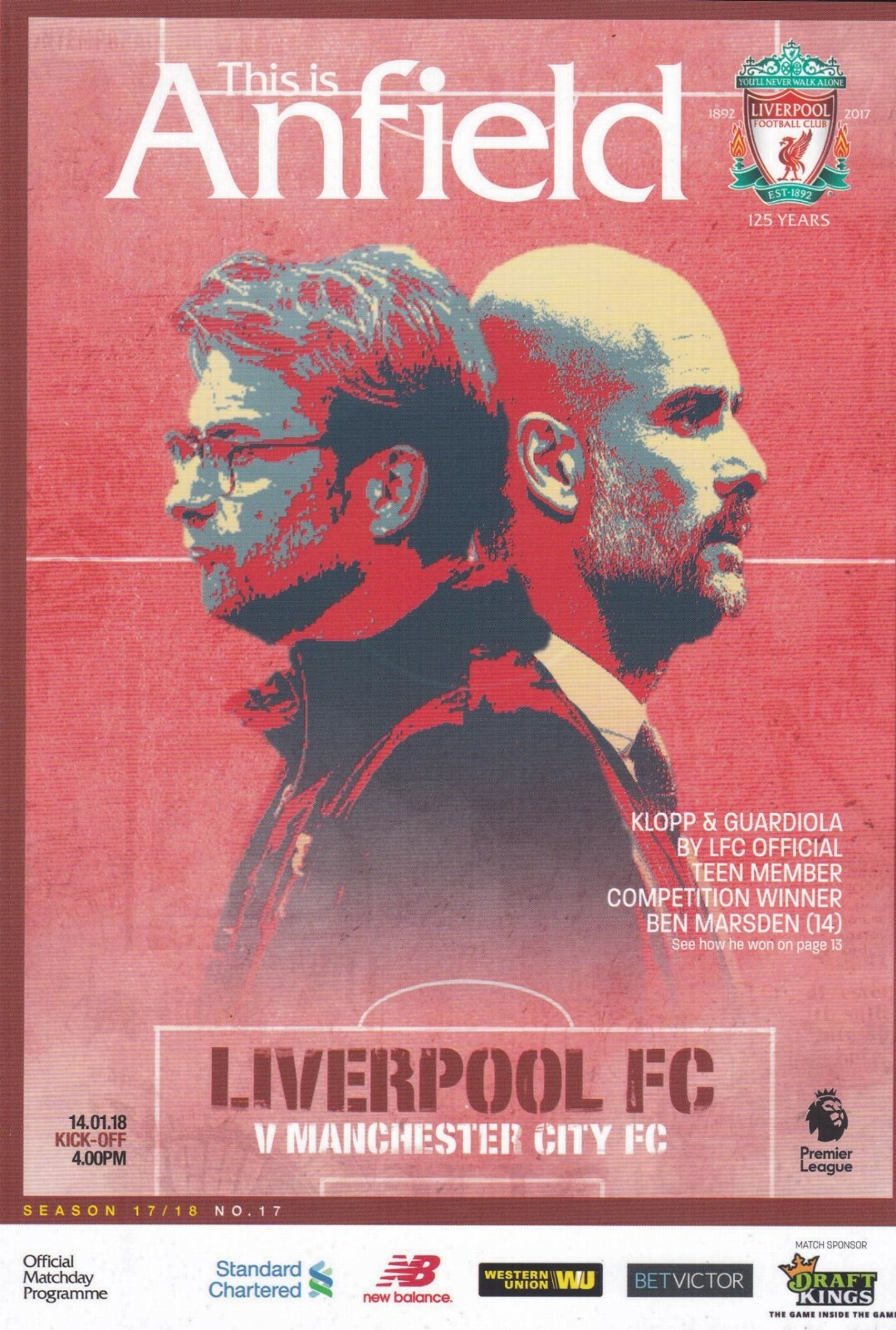 * 2017/18 - LIVERPOOL HOME PROGRAMMES - CHOOSE FROM LIST * | eBay UK