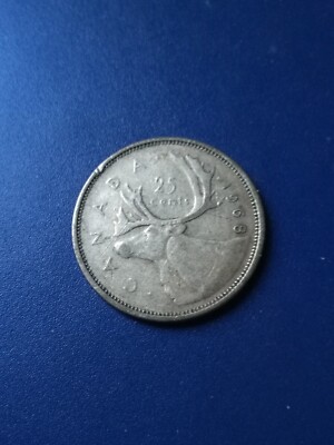 1968 Canadian Silver Quarter (25c), No Reserve! (Lot #100) | eBay