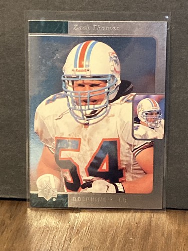 1996 Upper Deck SP #91 Zach Thomas Rookie Card RC Miami Dolphins HOF | eBay
