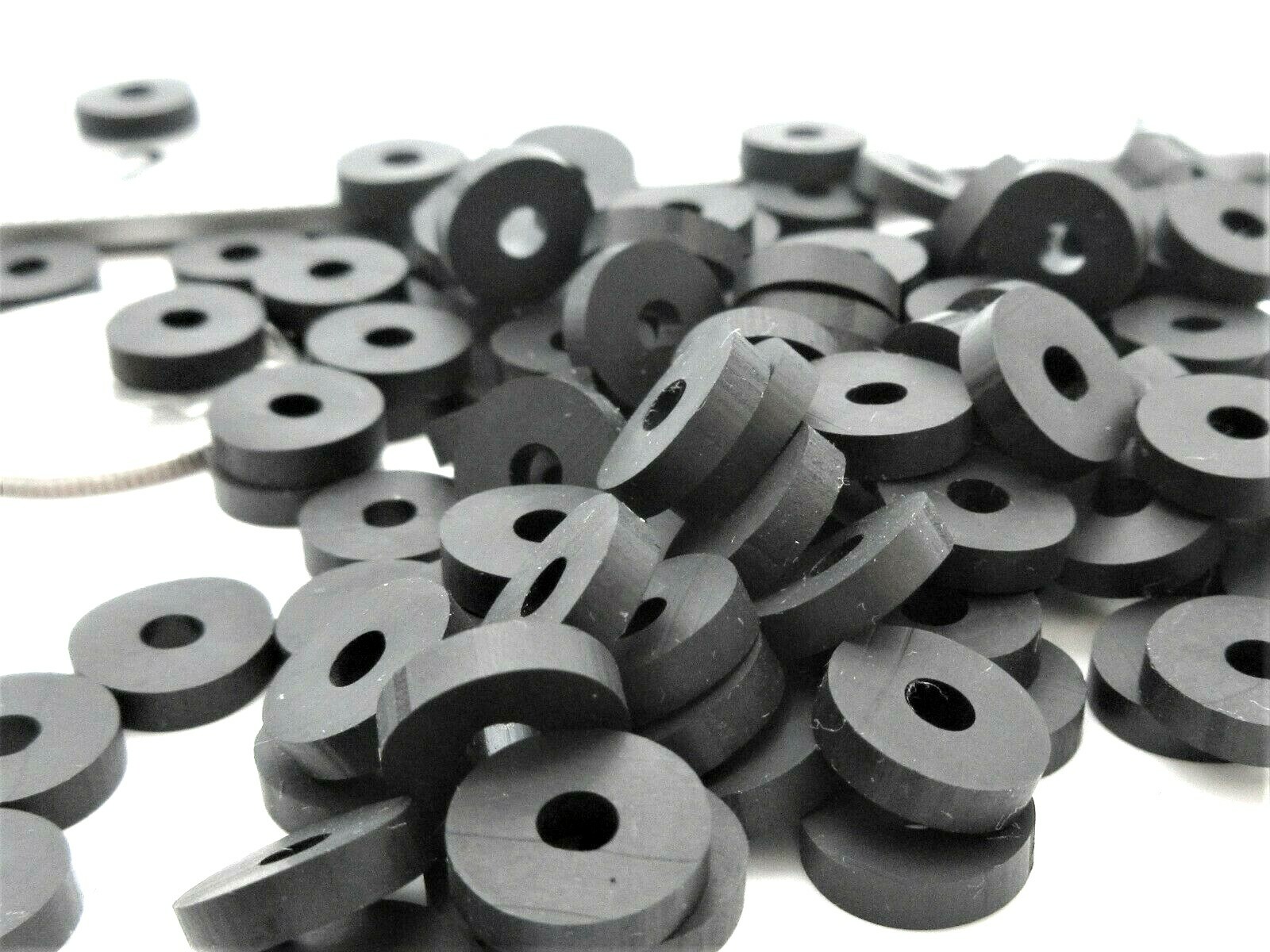 #6 Thick Rubber Flat Washers 1/8" ID X 3/8" OD X 3/32" Thick Various ...