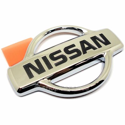 JDM Nissan 99-02 Silvia S15 Rear Trunk NISSAN Emblem Badge Chrome 84890 ...