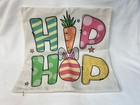 Bunny Rabbit Whimsical Hip Hop Spring Easter Throw Pillow Cover Holiday ...