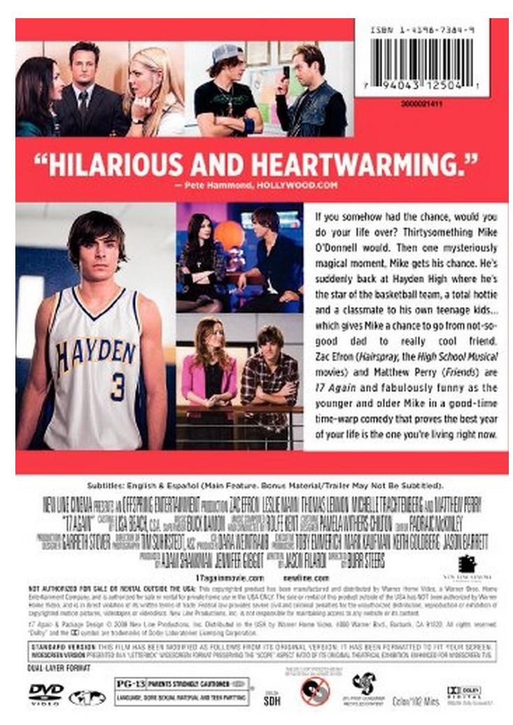17 Again (DVD) • NEW • Matthew Perry, Zac Efron | eBay