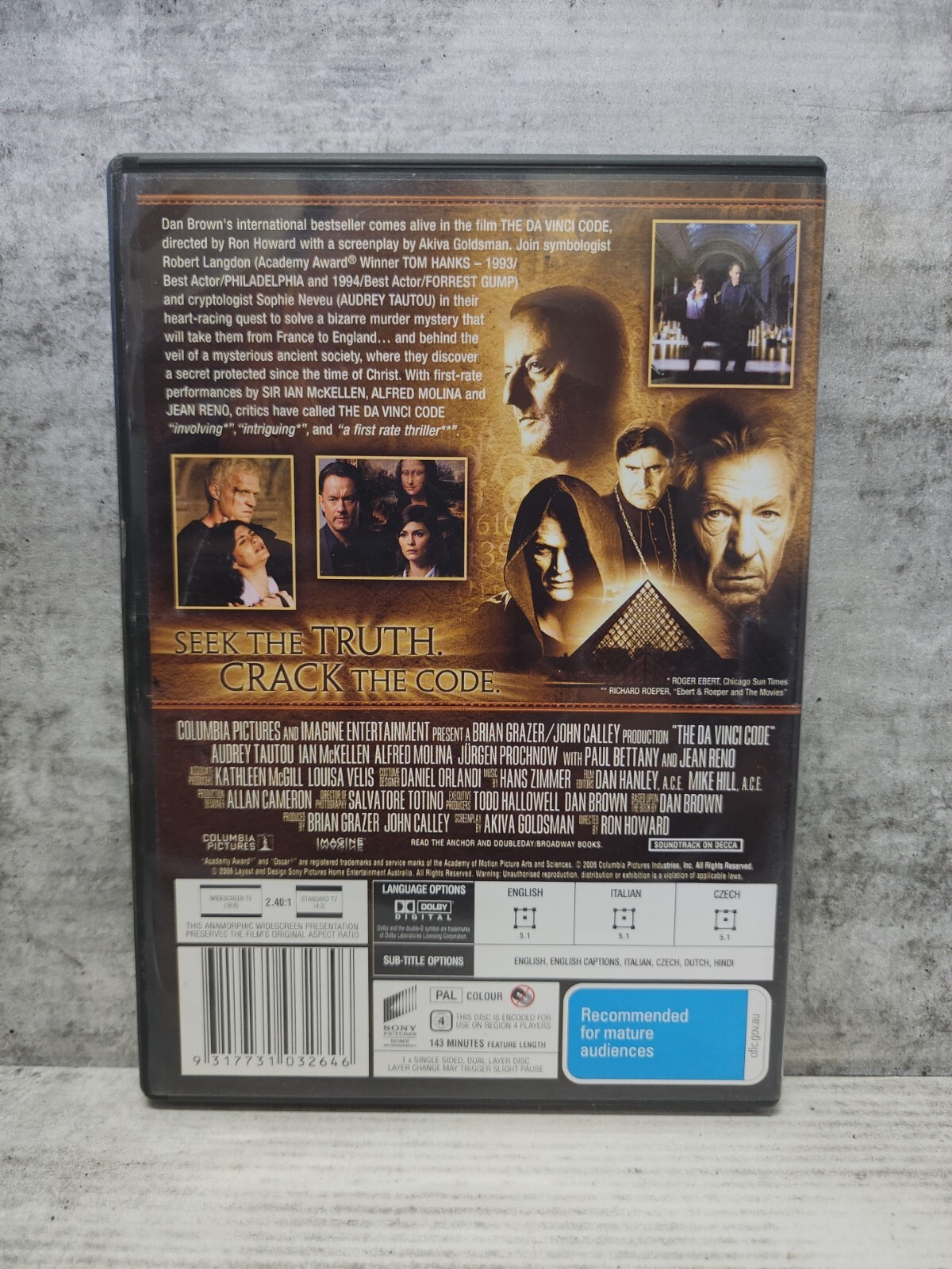 Da Vinci Code | Encore (DVD, 2006) 9317731032646 | eBay