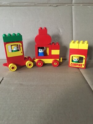 Rare Vintage Lego Duplo 2411 1984 Camping Building Set 18 pieces with ...