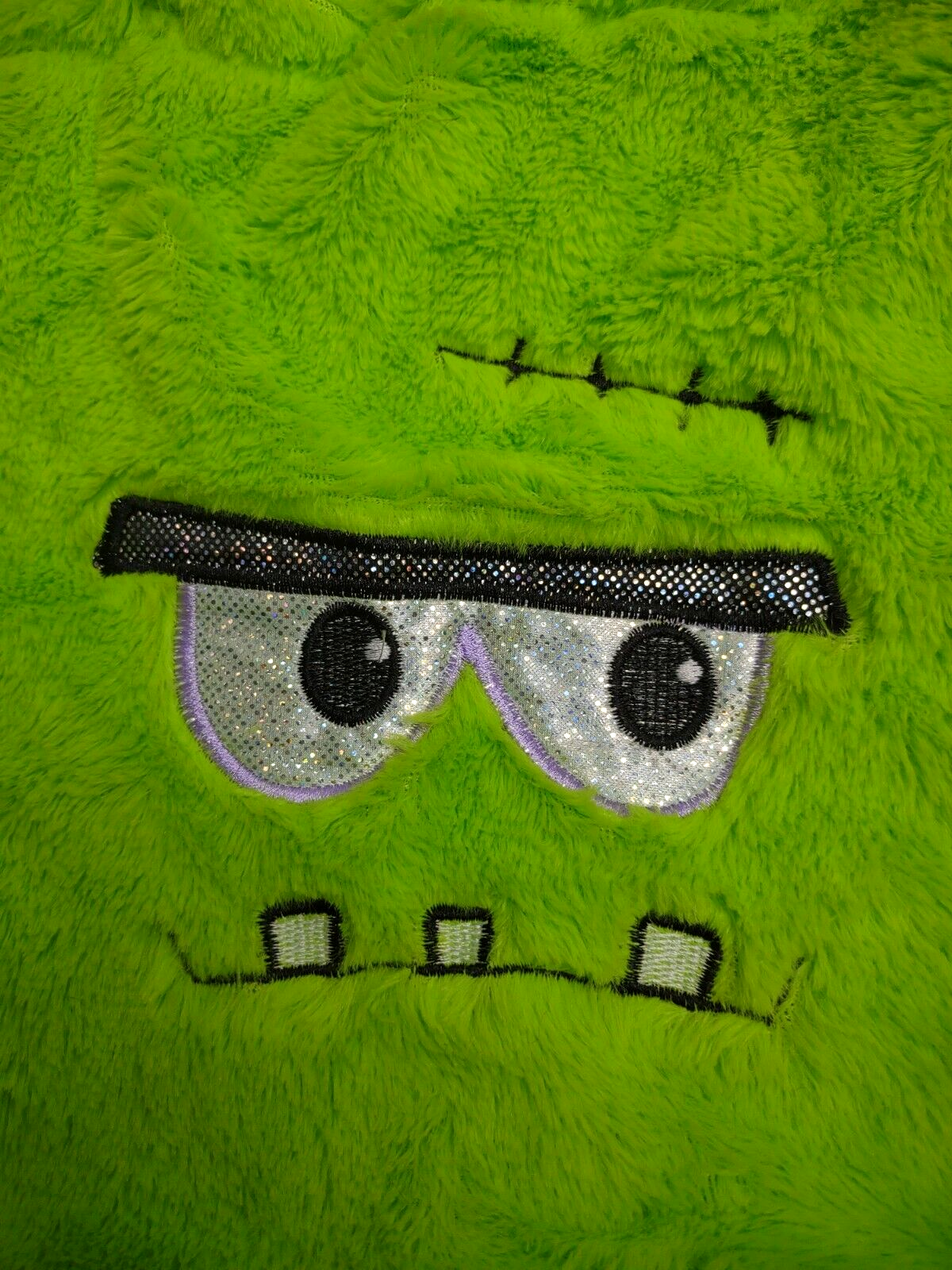 Frankenstein Halloween Monster Trick Or Treat Bag Emoji Face Furry ...