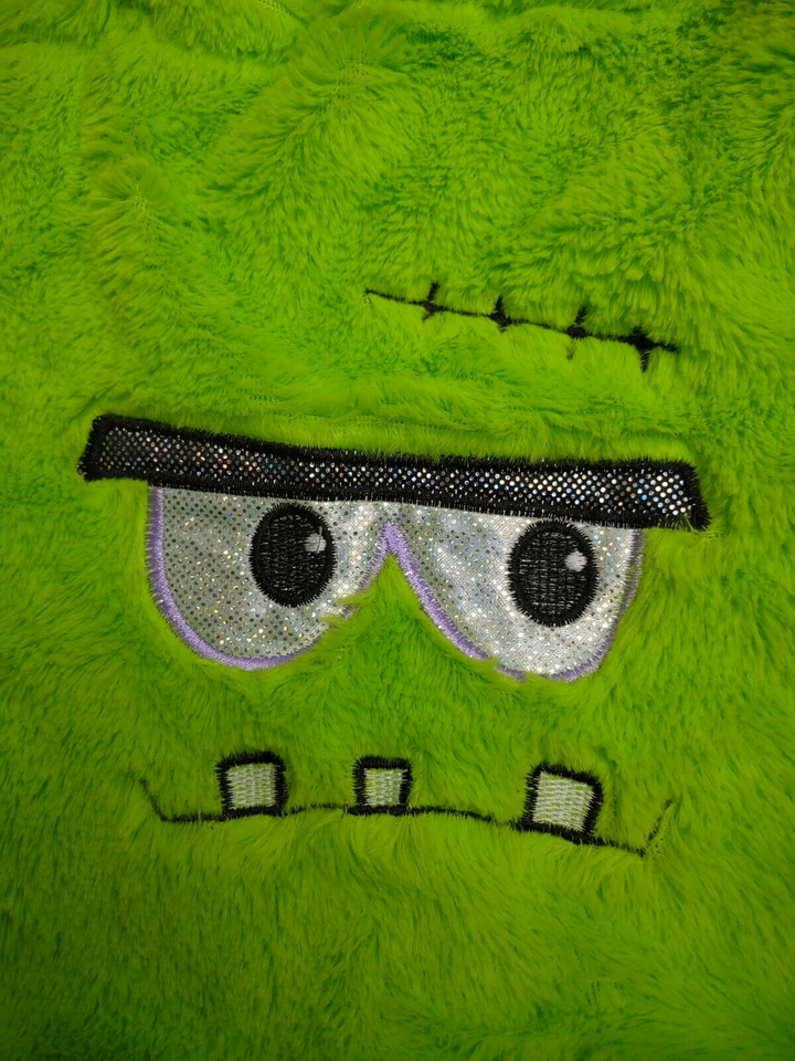 Frankenstein Halloween Monster Trick Or Treat Bag Emoji Face Furry ...