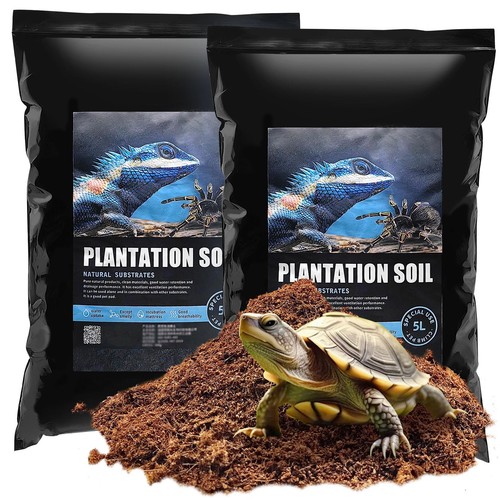 Loose Coconut Fiber Substrate 2 Pack Natural Coco Coir Reptile Bedding ...