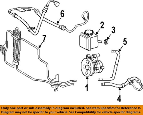 MERCEDES OEM 06-11 E350 Pump Hoses-Steering-Reservoir Gasket 0004661880 ...