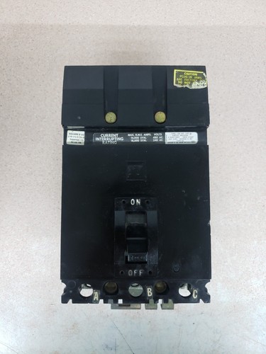 Square D FA34100 Circuit Breaker 100A 3P 100Amp 480Vac 3Pole I Line ...