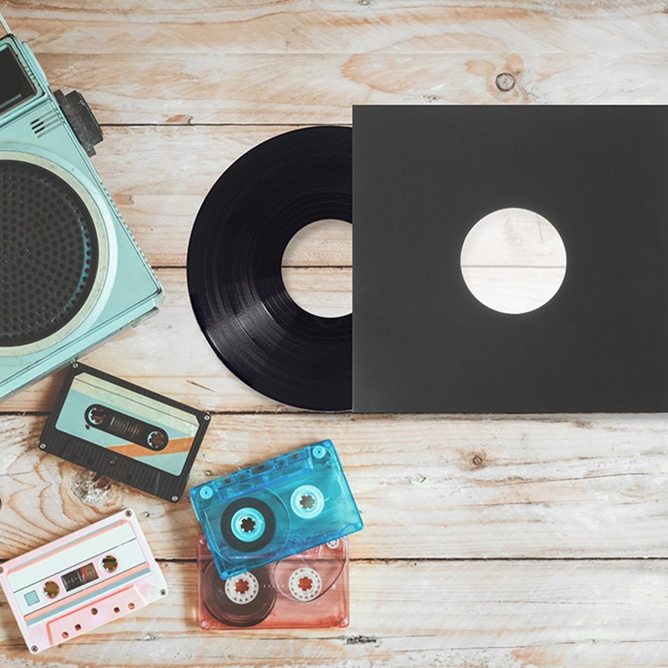 10pcs Vinyl Record Jackets Vinyl Record Sleeves Paper Record Protective ...