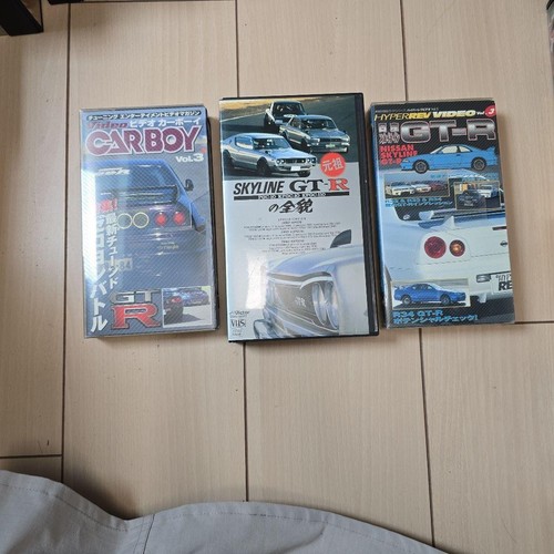 Skyline GT-R VHS Car Race Battle Set 3 Vols Auto Music Japanese | eBay