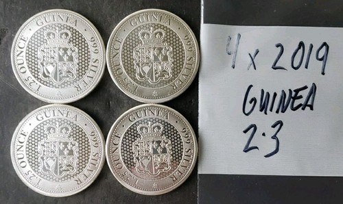 Lot of Four 2019 St. Helena 1.25 Pound 1.25oz Silver Guinea Coins | eBay