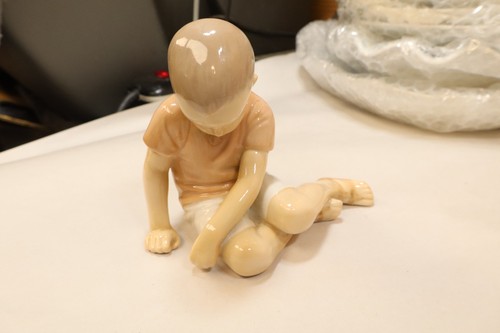 Bing & Grondahl B&G Boy Looking Down Figure | eBay