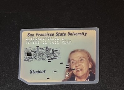 1974 Graduate Alumni Student ID San Francisco State University | eBay
