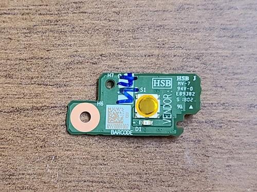 GENUINE LENOVO THINKPAD X1 CARBON 5TH GEN POWER BUTTON BOARD NS-B142 ...