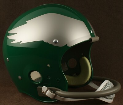 PHILADELPHIA EAGLES 1955-1968 NFL Riddell TK Suspension Football Helmet ...