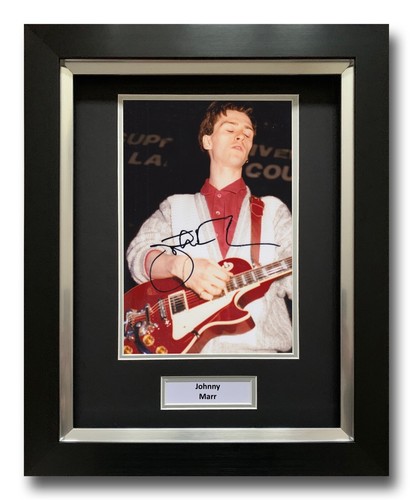 JOHNNY MARR HAND SIGNED FRAMED PHOTO DISPLAY - MUSIC AUTOGRAPH -THE ...