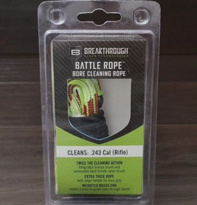 Breakthrough Battle Rope Bore Cleaning Snake - .243 Cal (Rifle) | eBay
