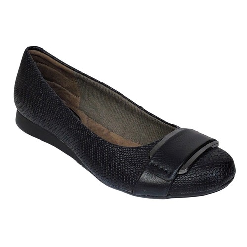 Eurosoft Sofft size 6 M Giana buckle embossed faux leather slip on ...