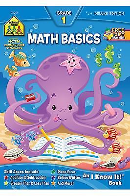School Zone Math Basics 1 Workbook: 64 Pa- paperback, School Zone ...