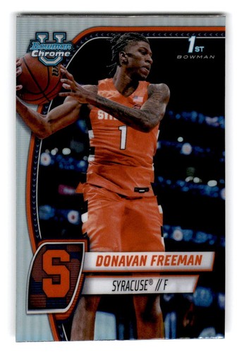 2024-25 Bowman University Chrome #21 Donavan Freeman Refractor | eBay