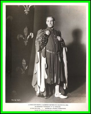 MAX ADRIAN as The Dauphin in "Henry V" Original Vintage PORTRAIT 1947 ...