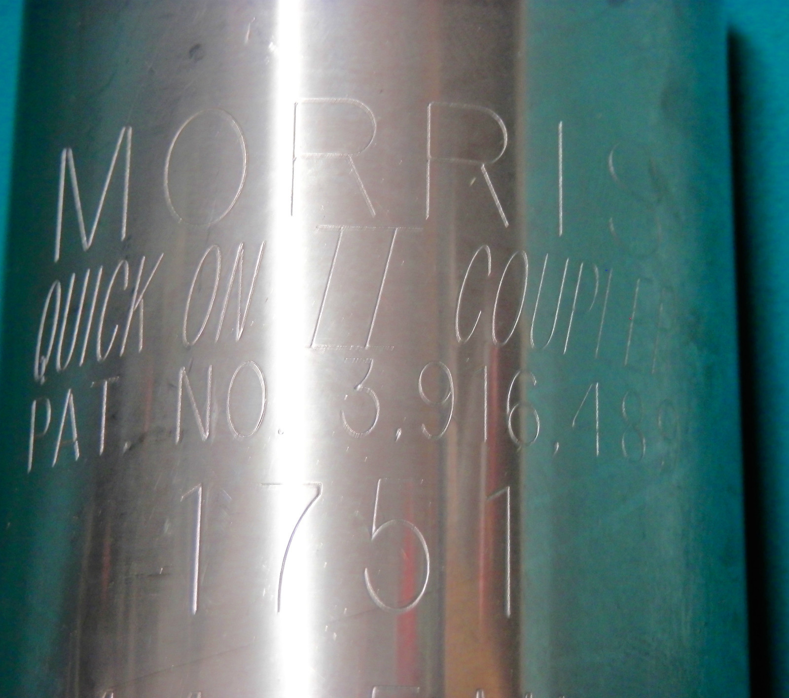 2 Morris Quick on II Coupler 1751 Stainless Steel Band Clamp Pipe ...