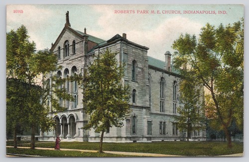 Roberts Park Church Indianapolis IN Indiana Postcard | eBay