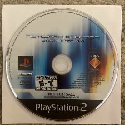 🔥 Network Adaptor Start-Up Disk V2.0 (PlayStation 2 PS2) VG Disc Only ...