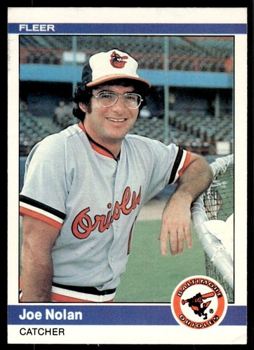 1984 Fleer Joe Nolan Baseball Card Baltimore Orioles #15 | eBay