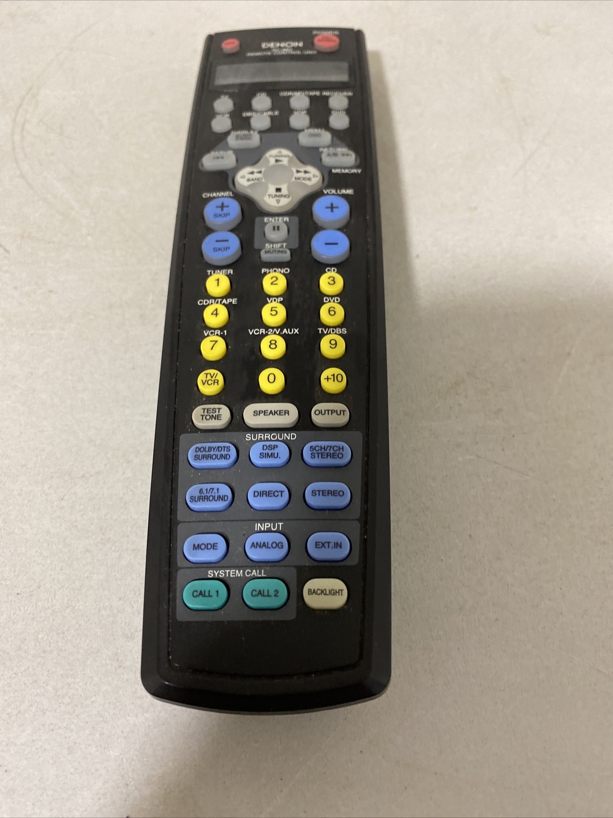 Denon+Remote+Control+Unit+Rc-883+OEM+Genuine+Home+Stereo for sale ...