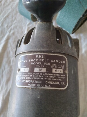 Skill Home-shop Belt-sander model#505 with 29 belts | eBay