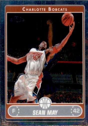 2006-07 Topps Chrome #140 SEAN MAY Bobcats | eBay