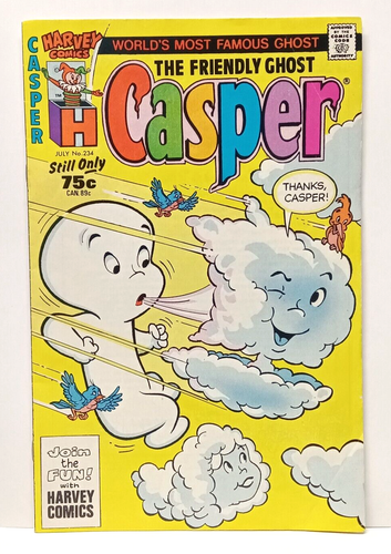 Casper the Friendly Ghost #234 July 1987 World's most famous Ghost ...