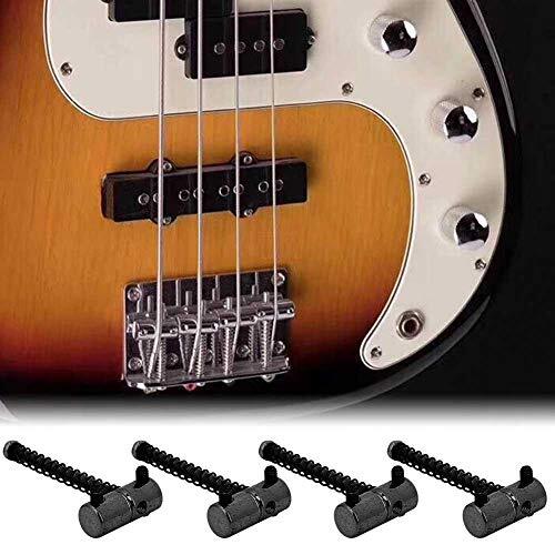 4pcs Electric Bass Compensated Saddles SetBass Bridge String Saddles ...