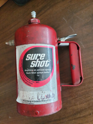 MILWAUKEE SURE SHOT ENAMELED STEEL COMPRESSED AIR SPRAYER, RED 32oz ...