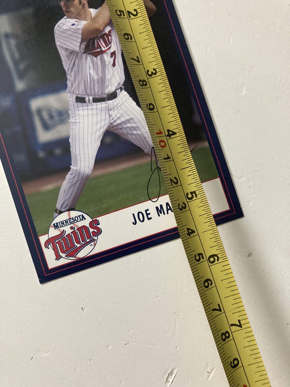 JOE MAUER SIGNED MINNESOTA TWINS PHOTO Rare Through The Mail Auto ...