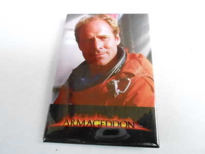 VINTAGE 3" x 2" PINBACK BUTTON #60- 045 - ARMAGEDDON movie #3 | eBay