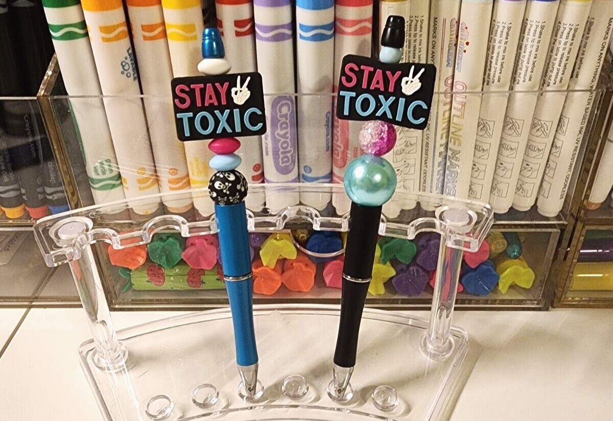 STAY TOXIC BEADED PENS | eBay