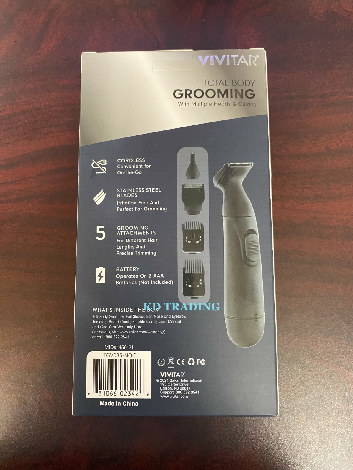 Vivitar Total Body Grooming Nose Ear Brow Beard Battery Precision ...