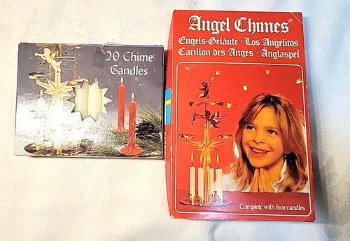 Vintage Swedish Brass Christmas Angel Party Chimes New w/ Box of Unused ...