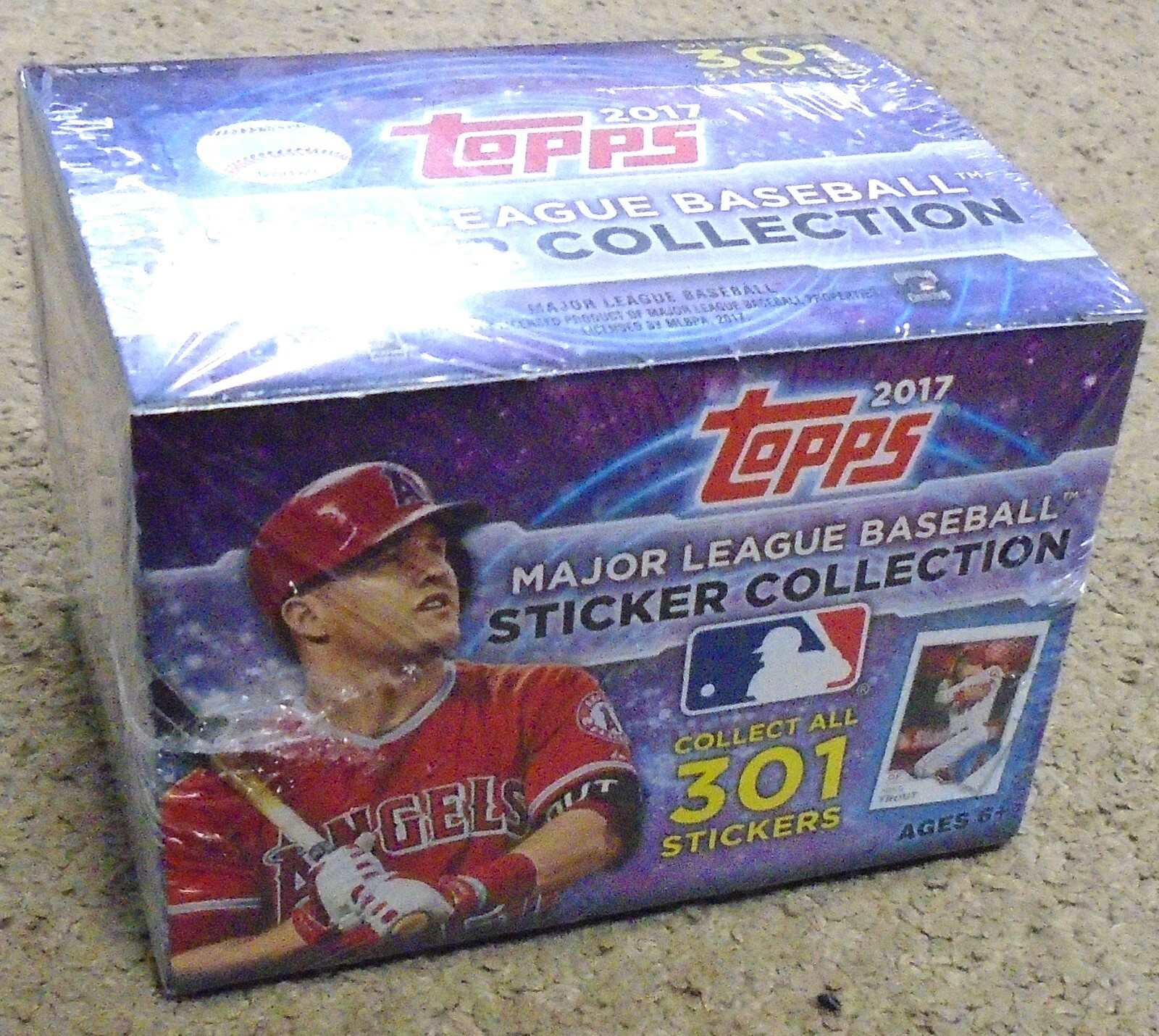 2017 Topps Baseball Sticker Pack Collection 50 Pack Box Aaron Judge RC ...