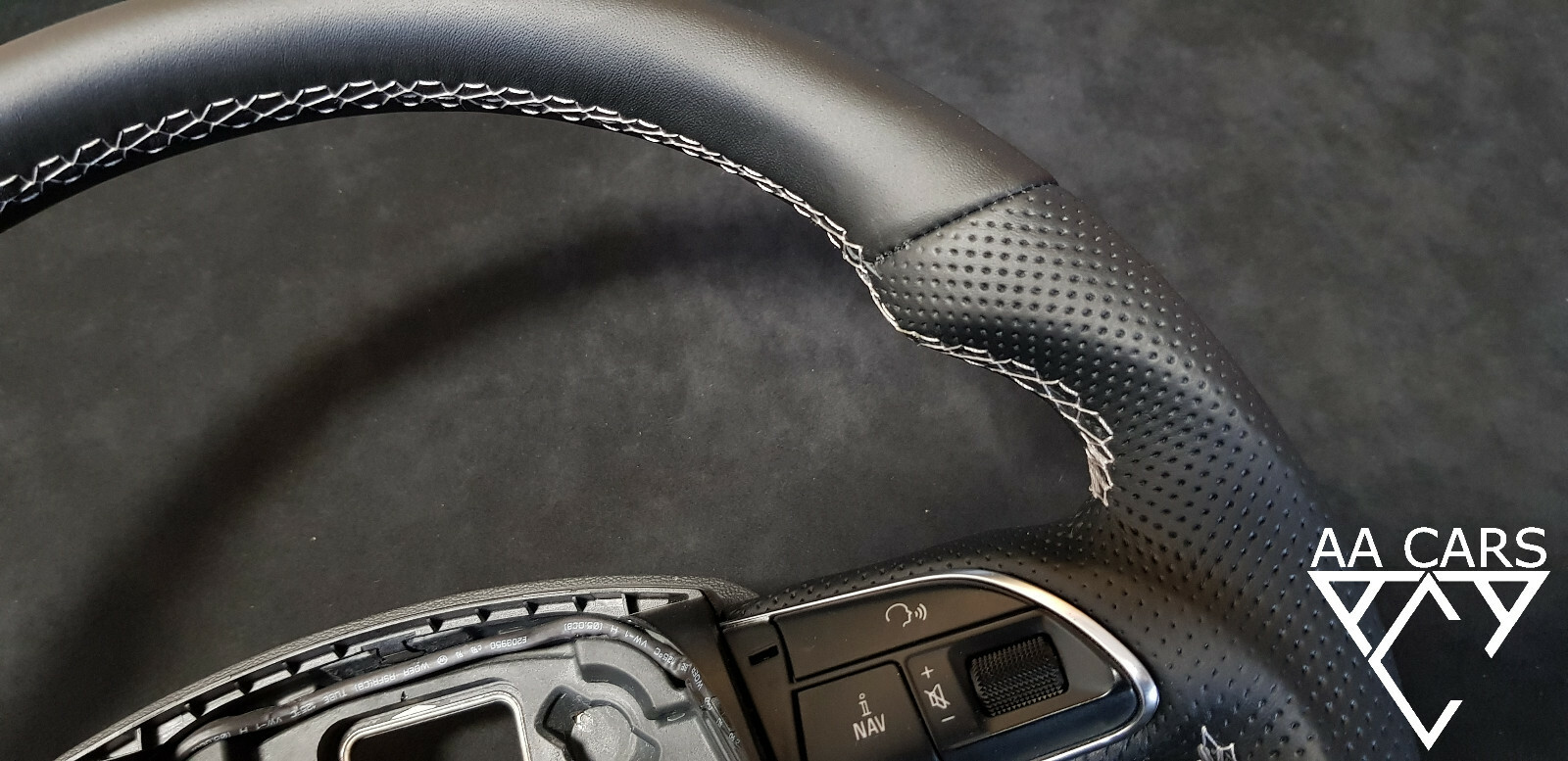 Steering Wheel AUDI A4 B8 8K A5 Q5 A6 A7 Flat Bottom New Leather ...