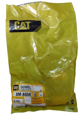 Genuine OEM Caterpillar CAT 8M-8659 Dowel-Hollow, 5 Count | eBay