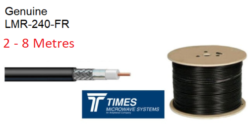 LMR-240-FR Times Microwave coaxial 50 Ohm FIRE RETARDANT Cable LMR 2-8m ...
