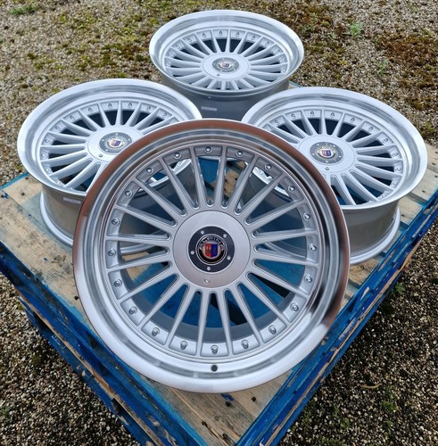 New 18 inch 5x112 ALPINA Style stance deep dish SILVER wheels for MB ...