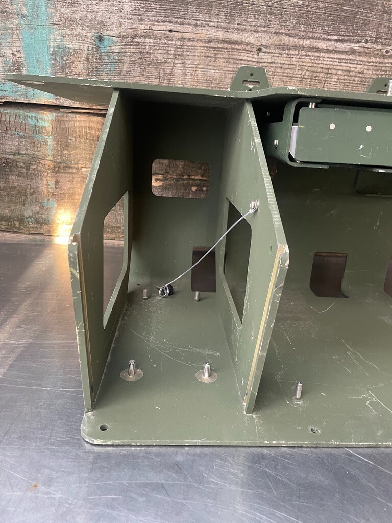 HMMWV M998 SINCGARS Radio Electric Mount Tray Shelf Rack BFT Doghouse ...