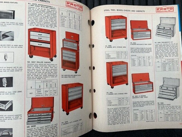 Vintage Original Rare Proto Hand Tools Tune Up Equipment 119 pages ...