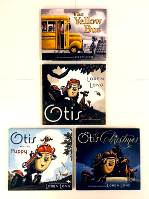 4 Lot Children's Picture Books by Loren Long: Otis the Tractor Series ...